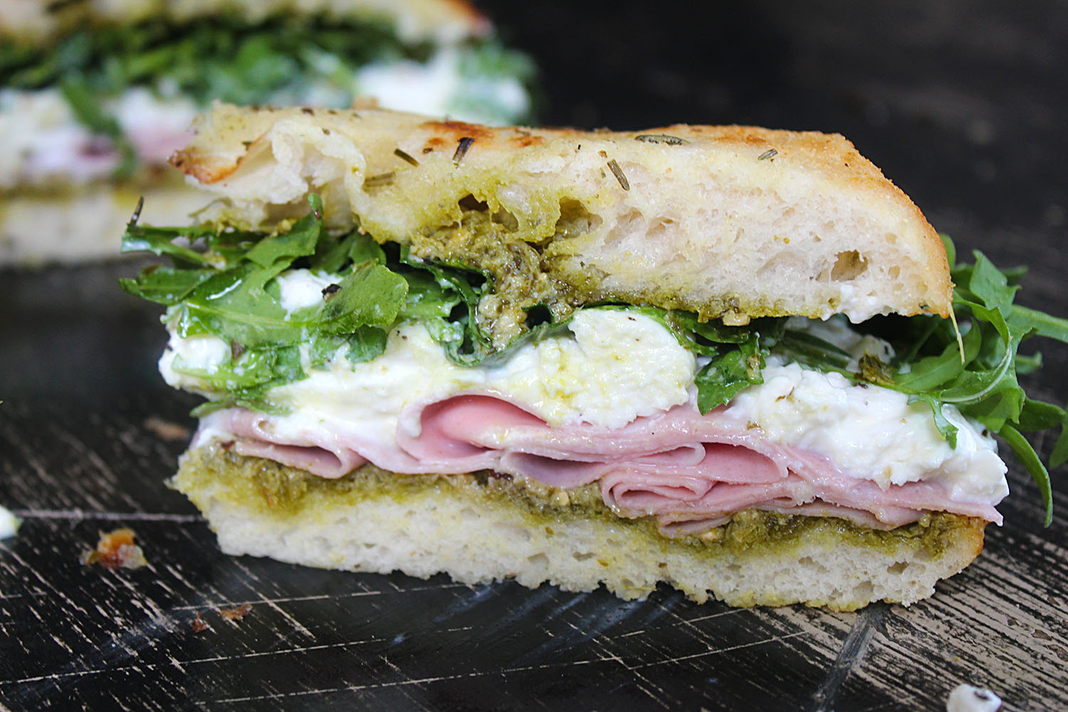 Mortadella Burrata Sandwich - Effortless Package Delivery