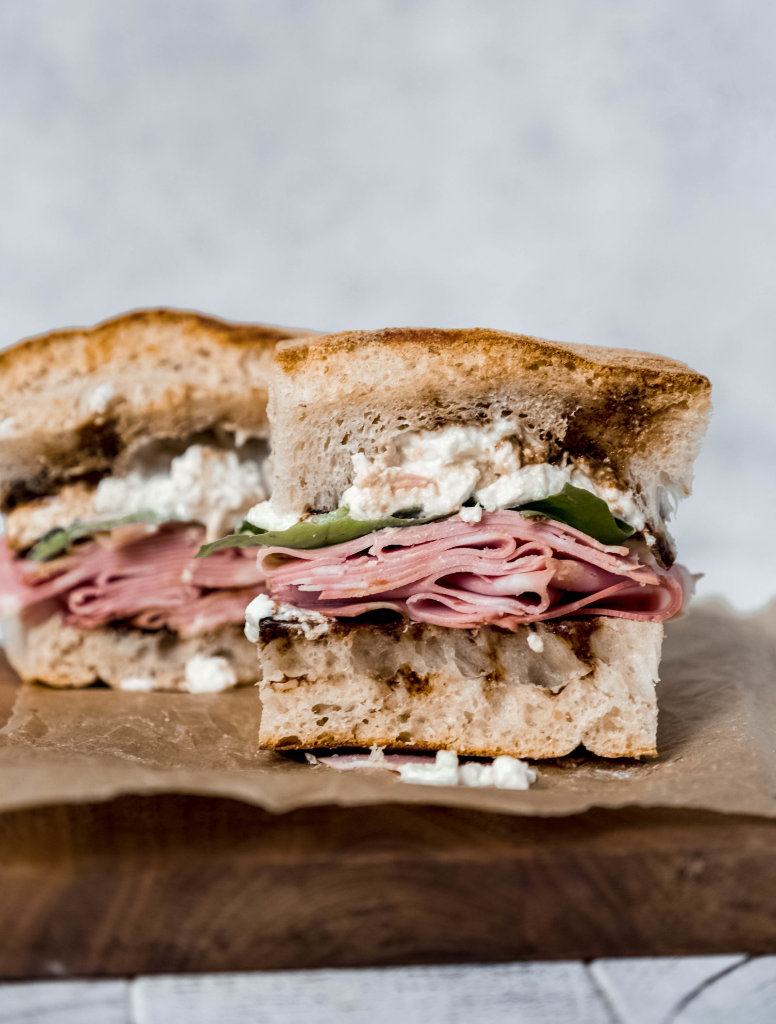 Mortadella Burrata Sandwich - Effortless Package Delivery